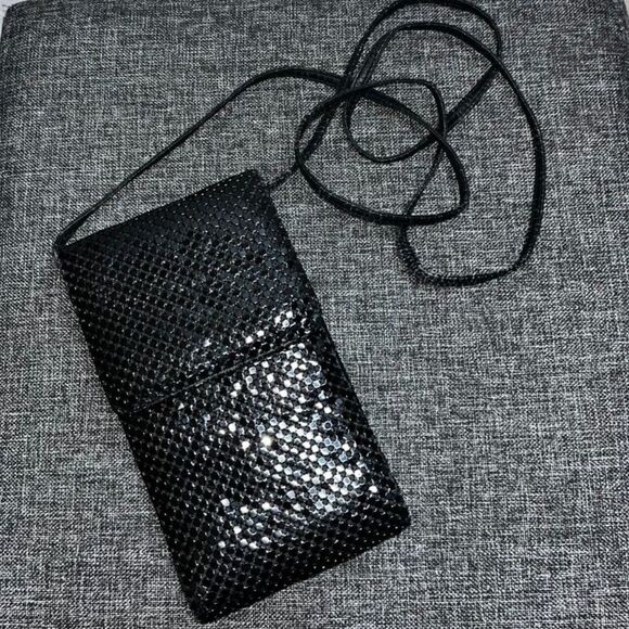 fashion | Bags | Free In A Bundle Black Metal Mesh Wallet Phone ...